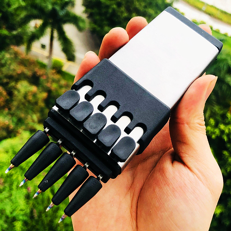 5 Ballistic Dart Launcher-10 pcs darts and a shooter - TOP KNIVES LLC