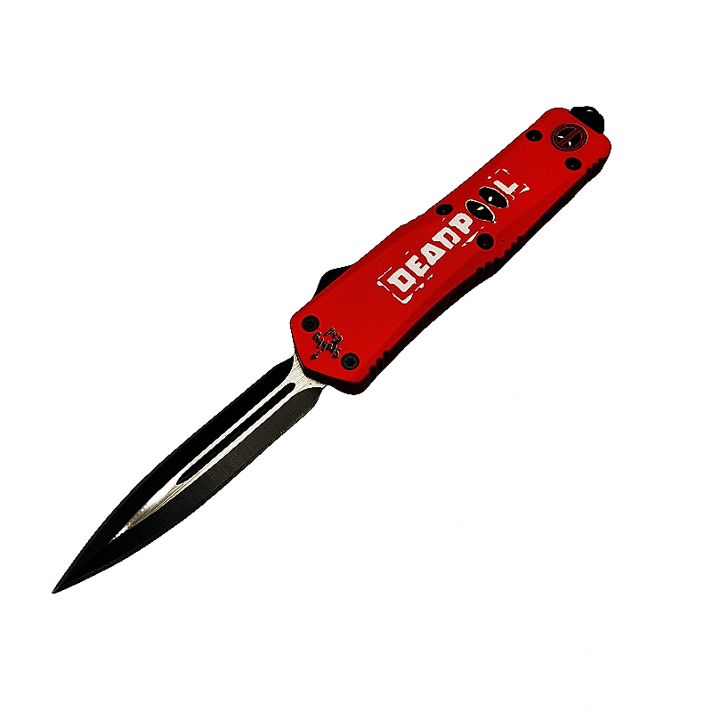 5.25 INCH deadpool otf knife - TOP KNIVES LLC